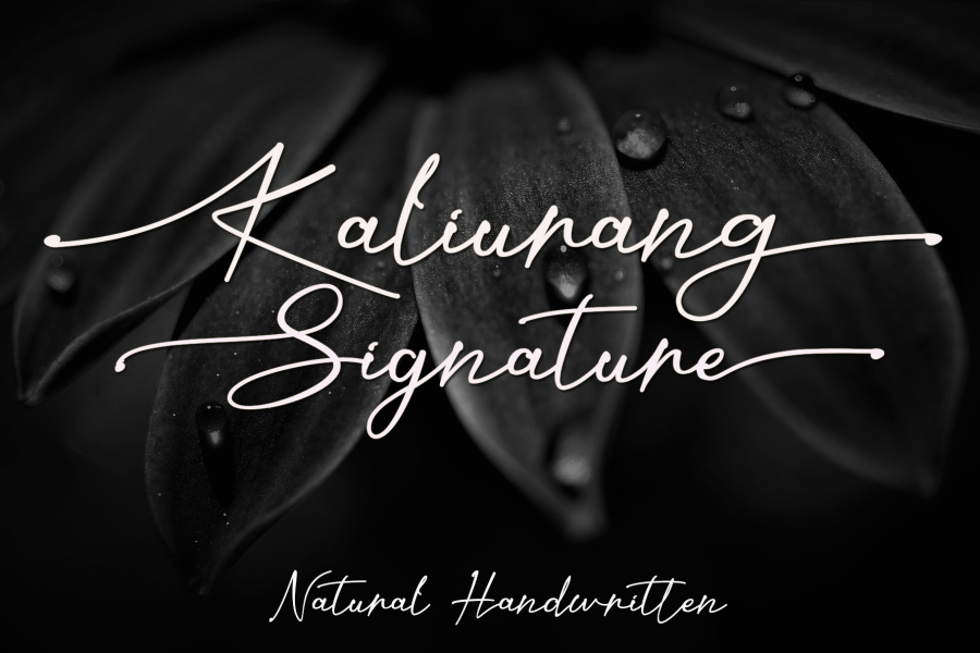 Kaliurang Signature - Personal Font · 1001 Fonts