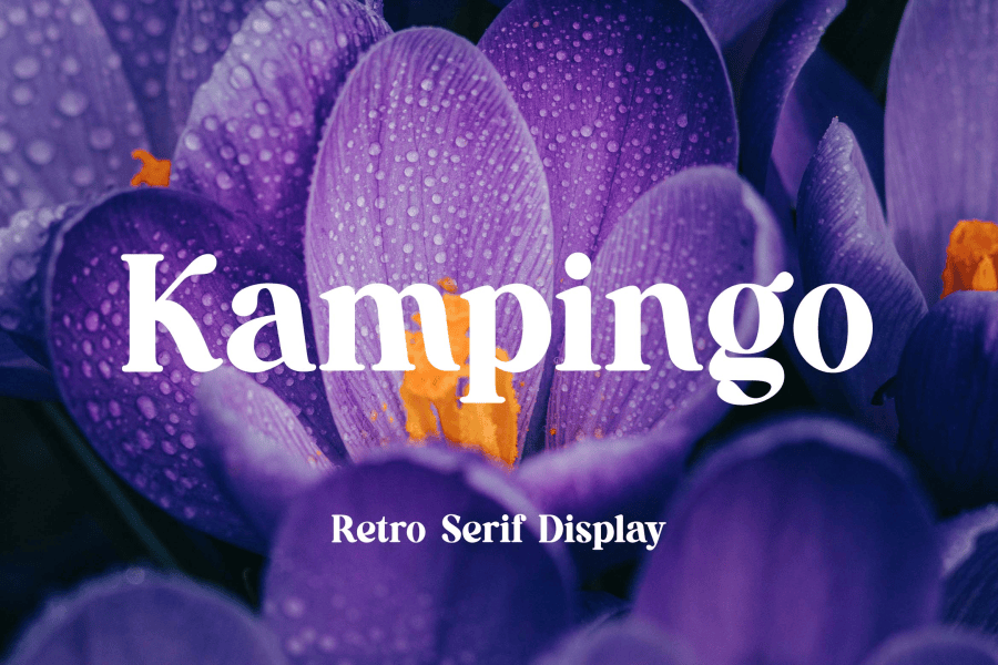 Kampingo Font · 1001 Fonts
