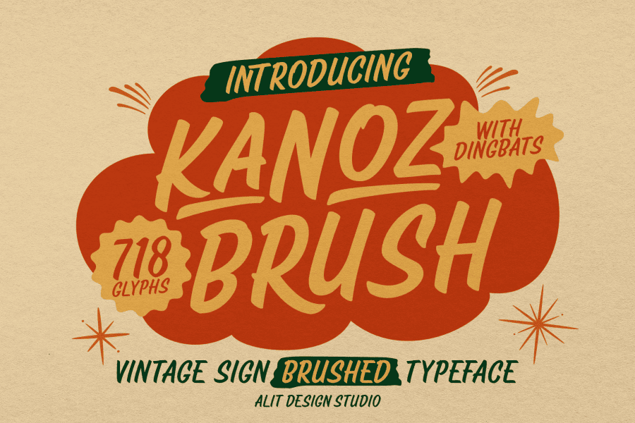 Kanoz Brush Font · 1001 Fonts