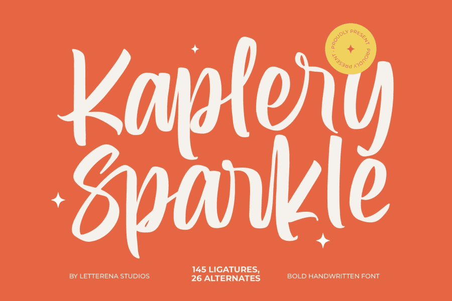 Kaplery Sparkle DEMO VERSION Font · 1001 Fonts
