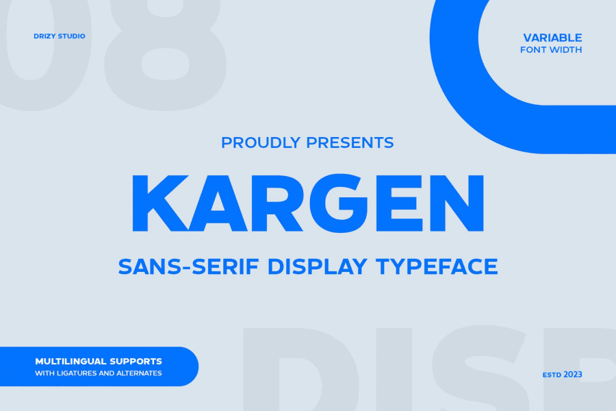 Kargen Font · 1001 Fonts
