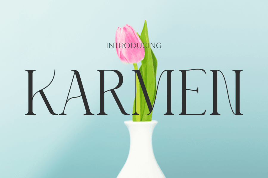 KARMEN Font · 1001 Fonts