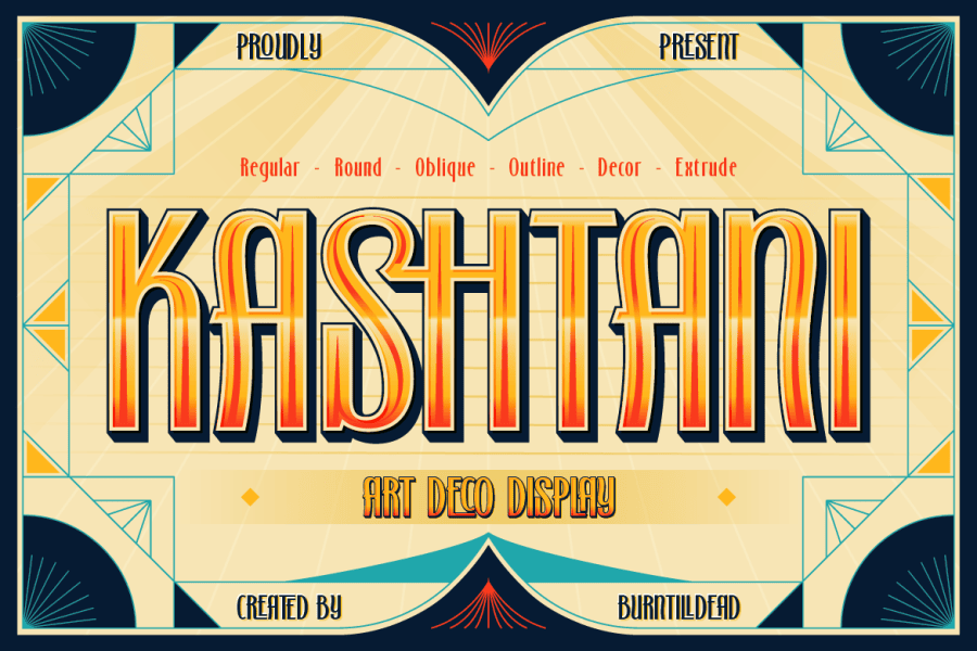 Kashtani Font Family · 1001 Fonts