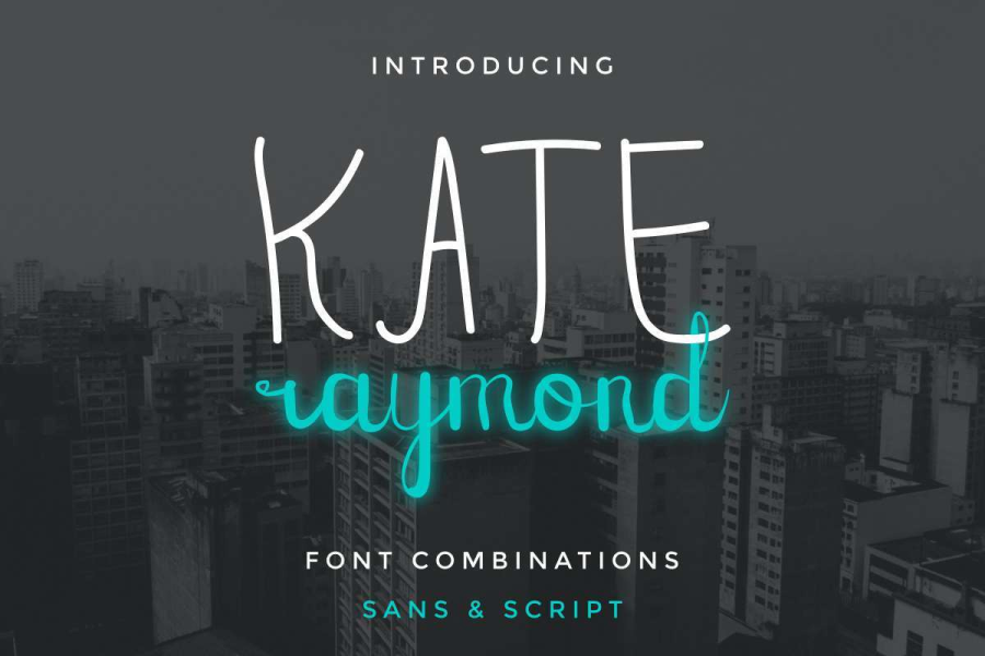 Kate Raymond Demo Font Family · 1001 Fonts