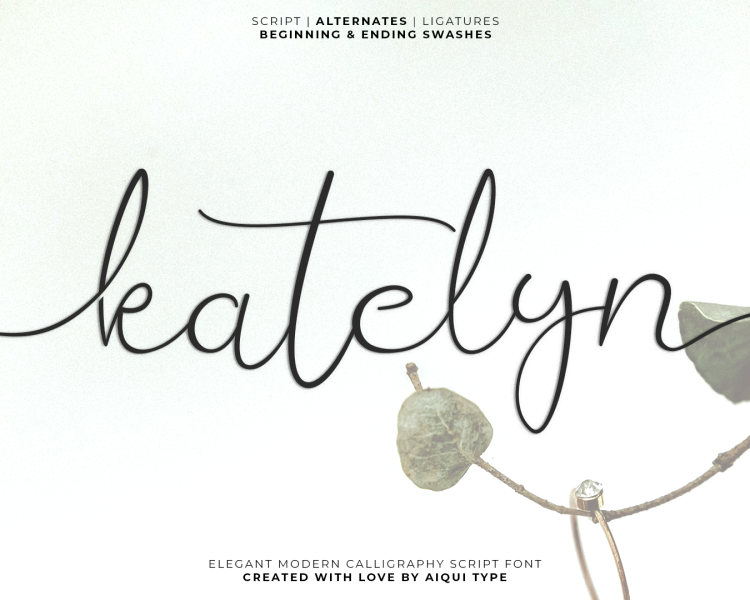 Katelyn Font · 1001 Fonts