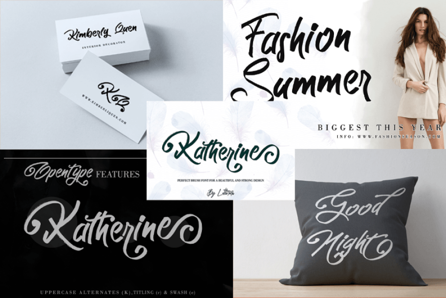 Katherine Font · 1001 Fonts