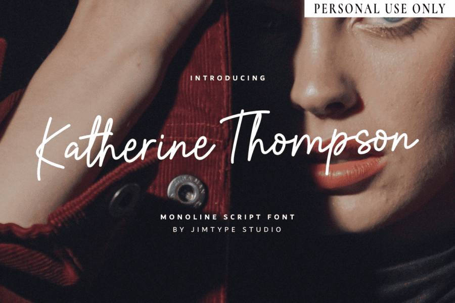 Katherine Thompson DEMO! Font · 1001 Fonts