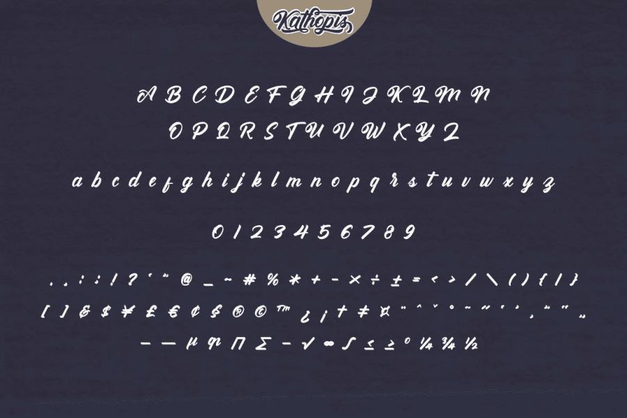Kathopis Font · 1001 Fonts
