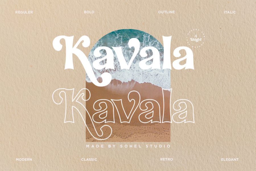 Kavala Demo Font · 1001 Fonts