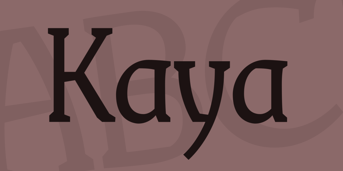 Kaya Font · 1001 Fonts