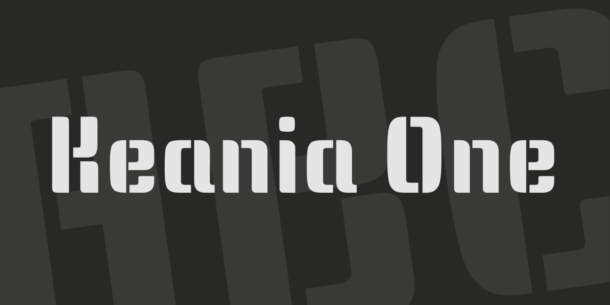 Keania One Font · 1001 Fonts
