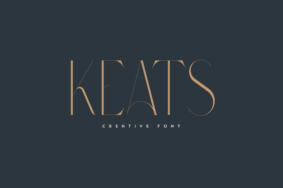 Keats Font · 1001 Fonts