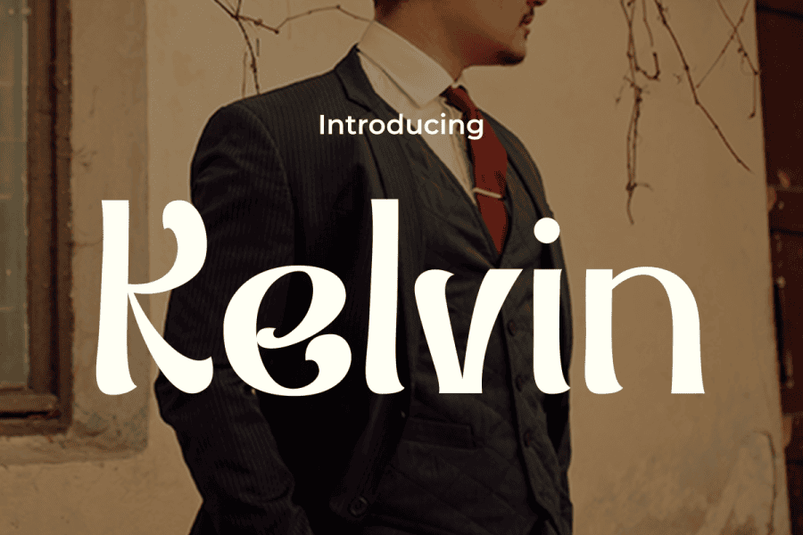Kelvin Font · 1001 Fonts