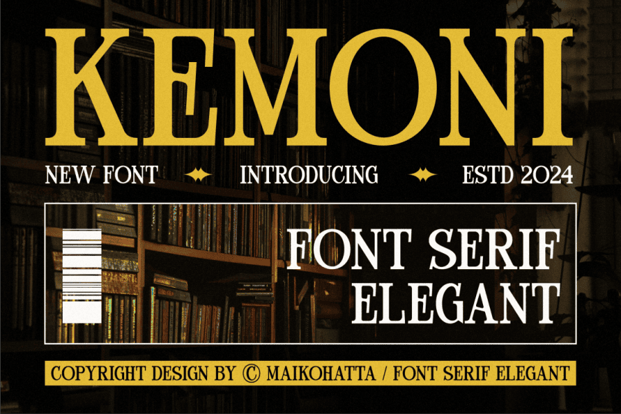 KEMONI Font · 1001 Fonts