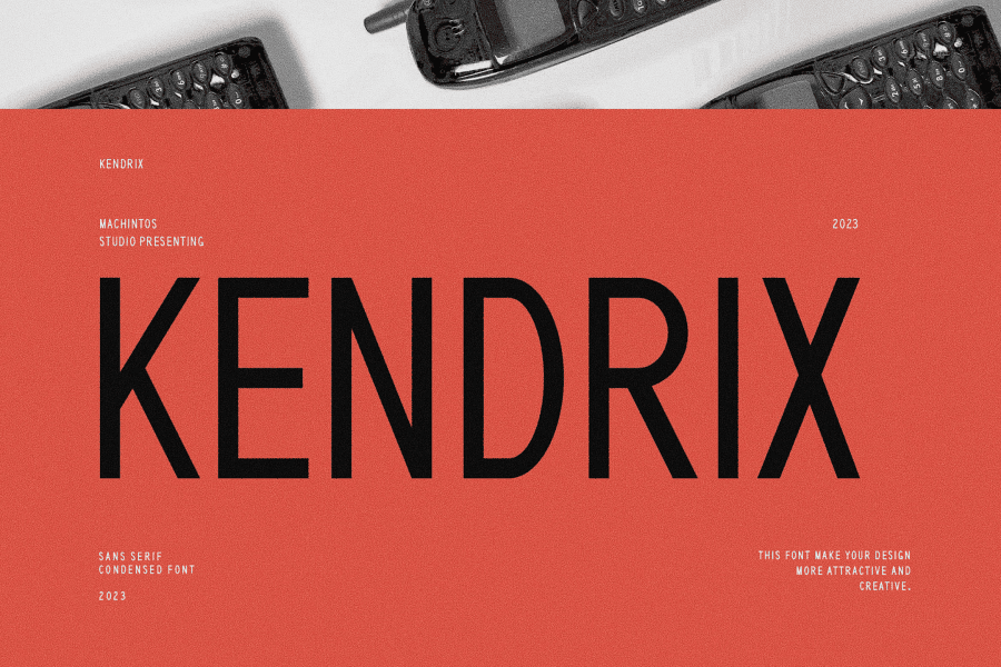 Kendrix Font · 1001 Fonts