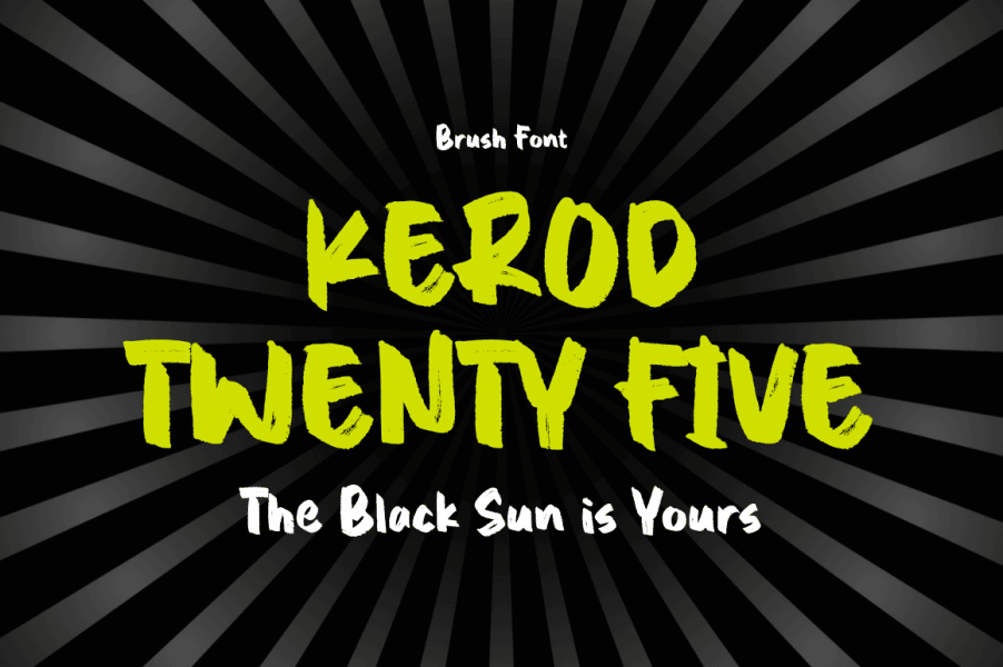 Kerod Twenty Five Font · 1001 Fonts