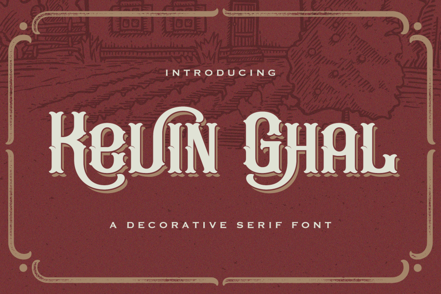 Kevin Ghal Font · 1001 Fonts