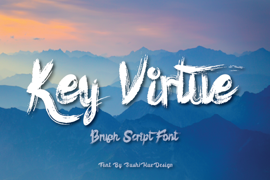 Key Virtue Font · 1001 Fonts