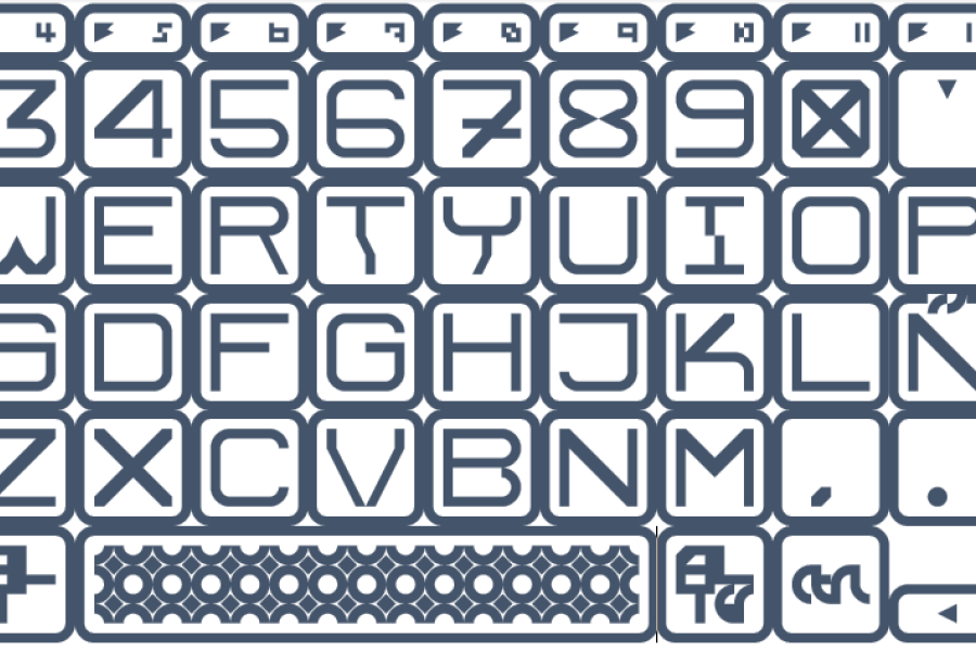 Keybinds Font · 1001 Fonts