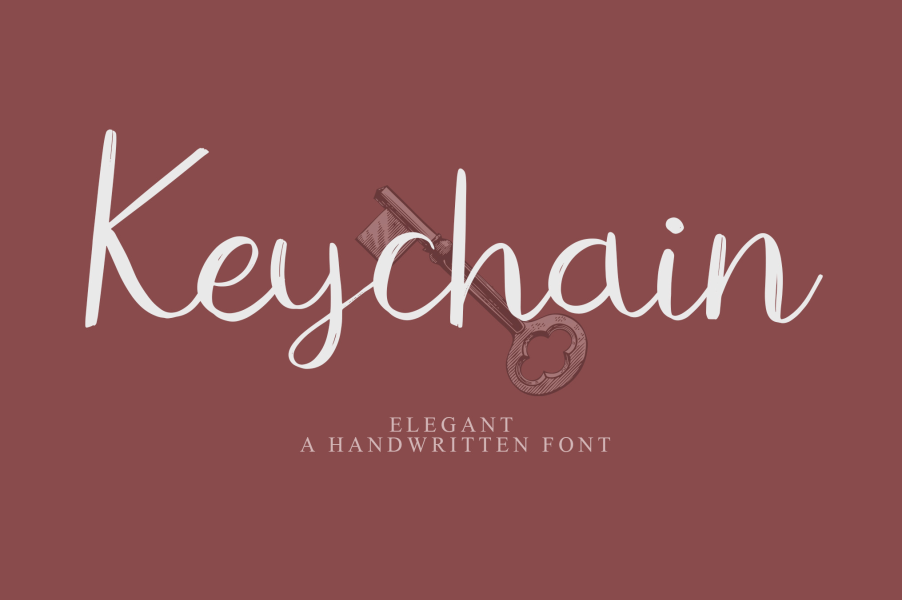 Keychain Font · 1001 Fonts