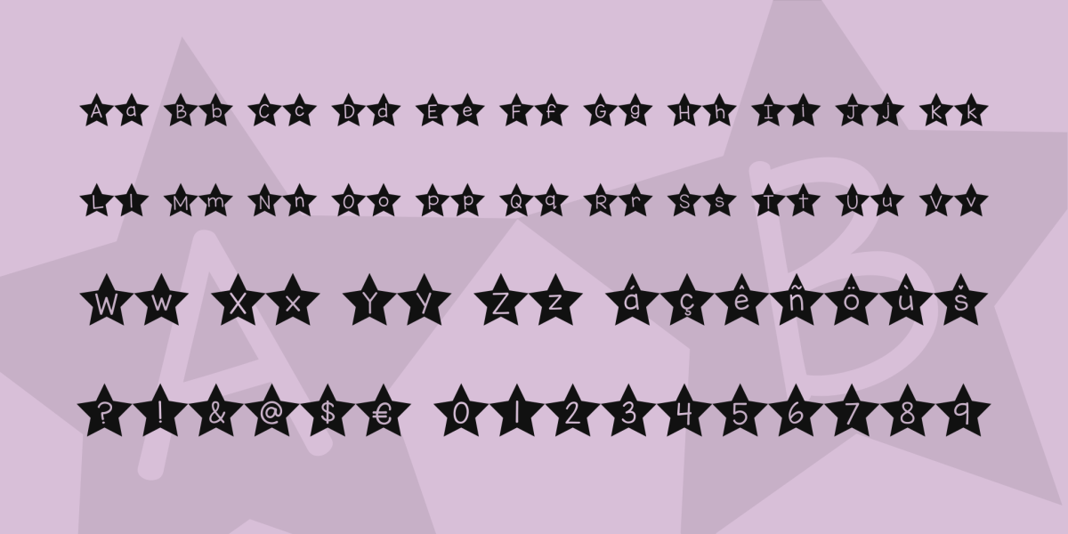 KG All of the Stars Font · 1001 Fonts