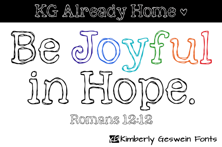 KG Already Home Font · 1001 Fonts