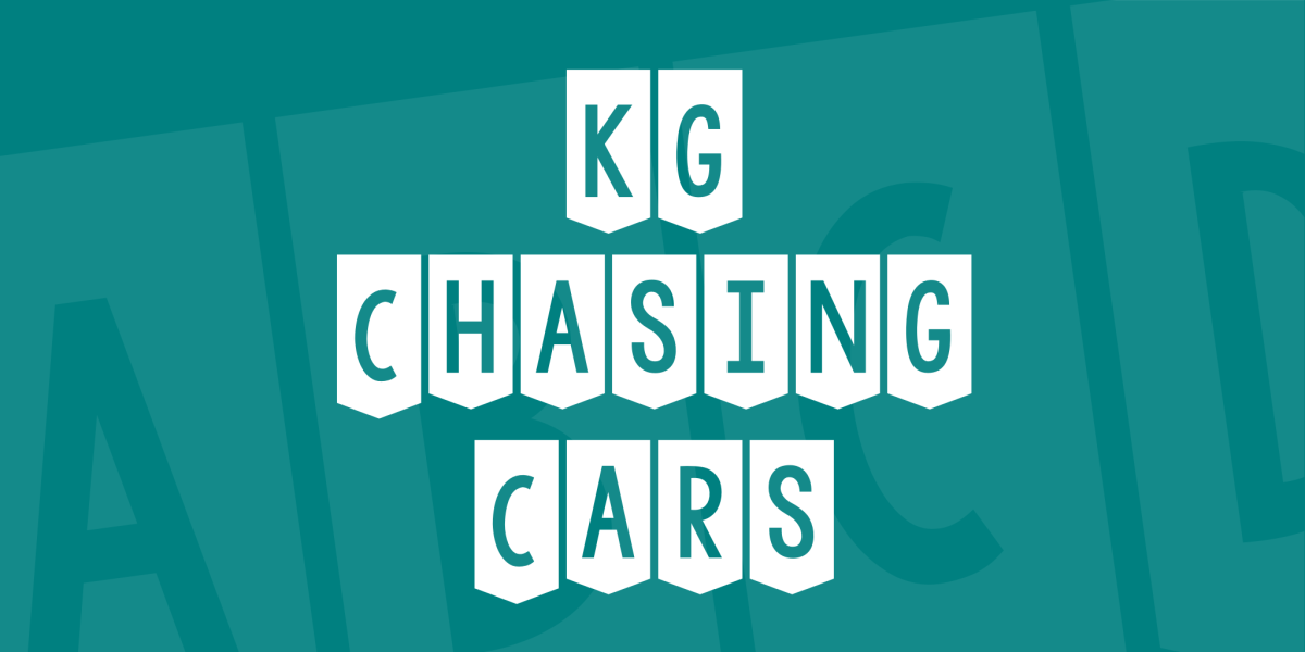 KG Chasing Cars Font · 1001 Fonts