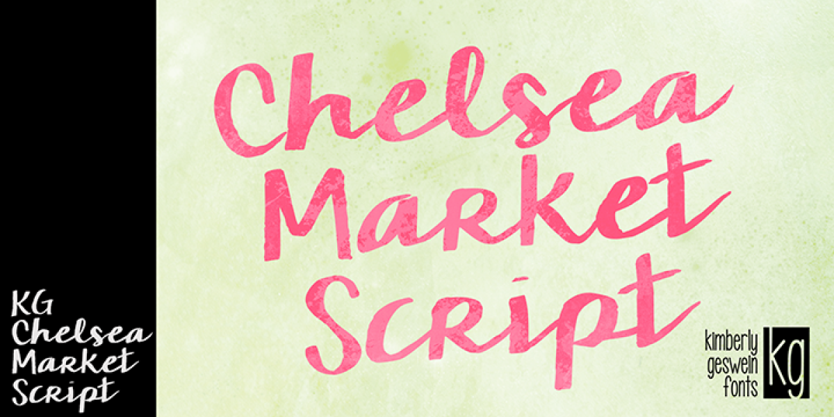 KG Chelsea Market Script Font · 1001 Fonts