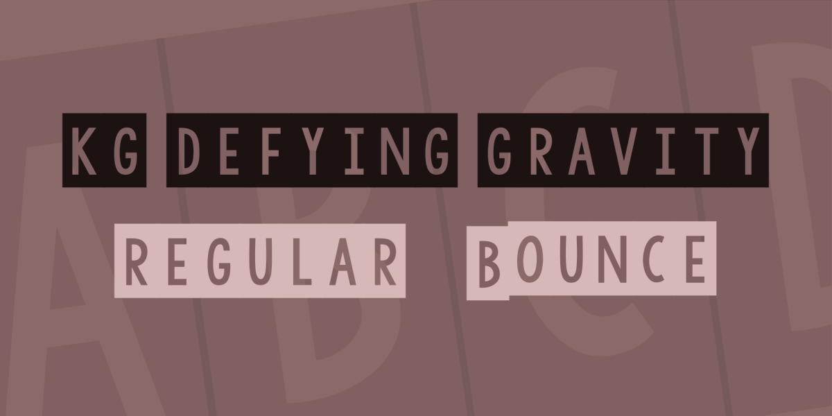 KG Defying Gravity Font Family · 1001 Fonts