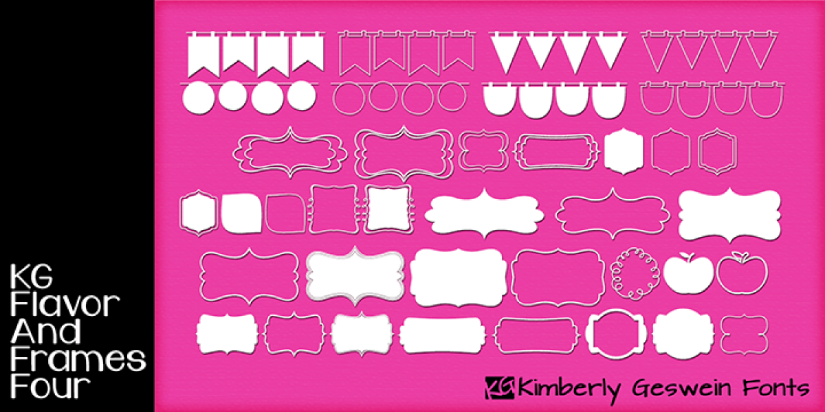 KG Flavor And Frames Six Font · 1001 Fonts