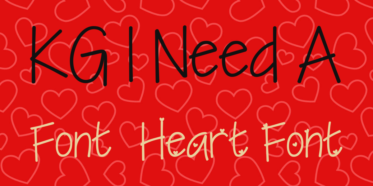KG I Need A Font Family · 1001 Fonts