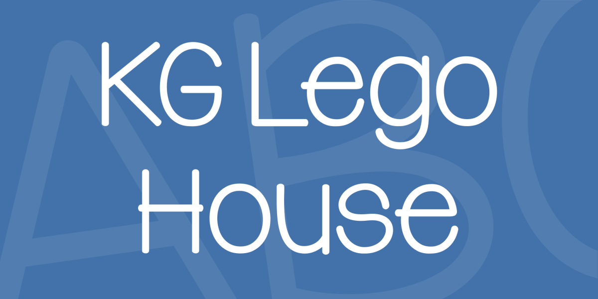 KG Lego House Font · 1001 Fonts