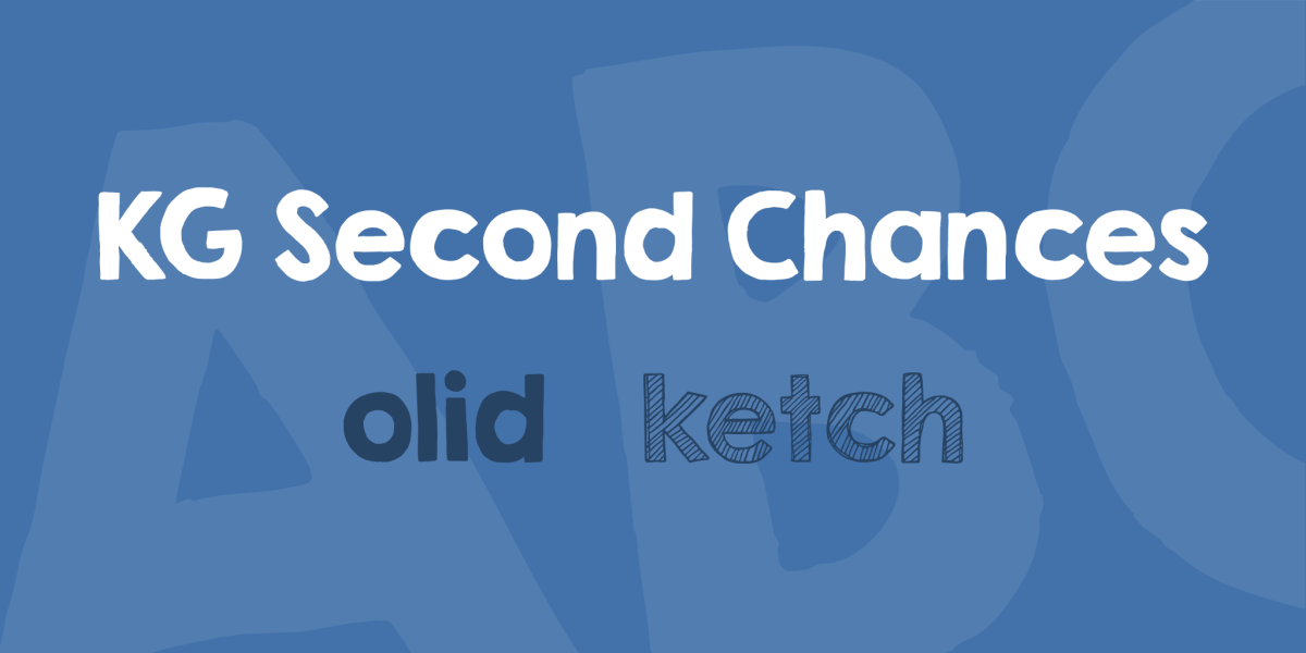 KG Second Chances Font Family · 1001 Fonts