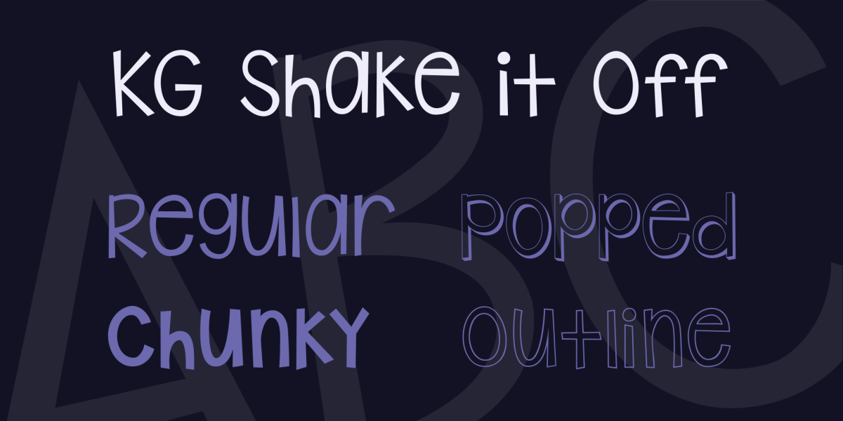 KG Shake it Off Font Family · 1001 Fonts