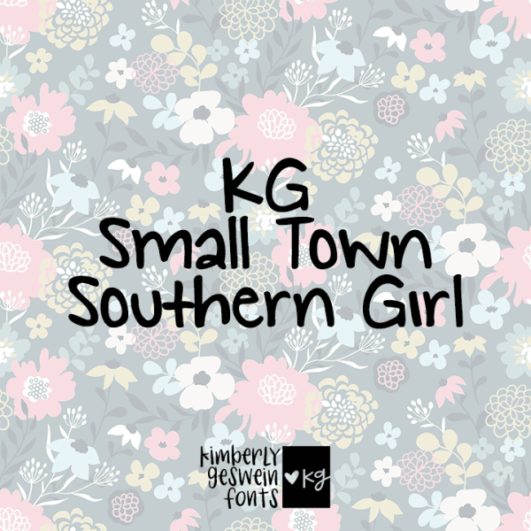 KG Small Town Southern Girl Font · 1001 Fonts