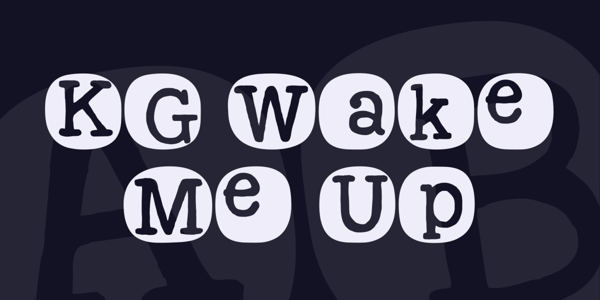 KG Wake Me Up Font · 1001 Fonts