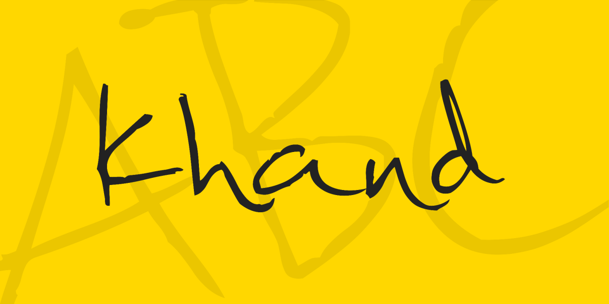 khand Font · 1001 Fonts