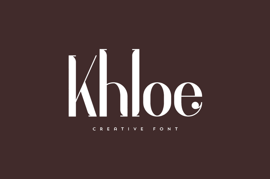 Khloe Font · 1001 Fonts