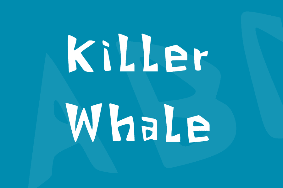 Killer Whale Font · 1001 Fonts