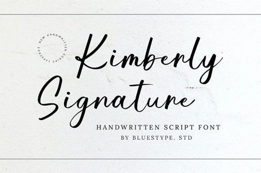 Kimberly Signature Font · 1001 Fonts