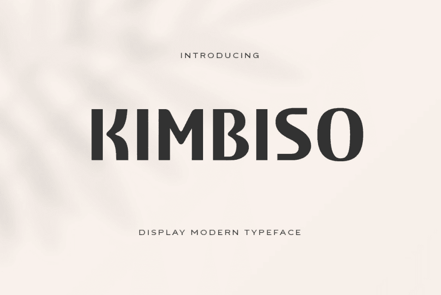 Kimbiso Font · 1001 Fonts