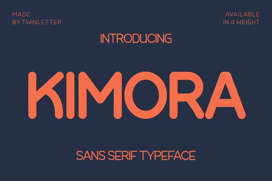 KIMORA Font Family · 1001 Fonts