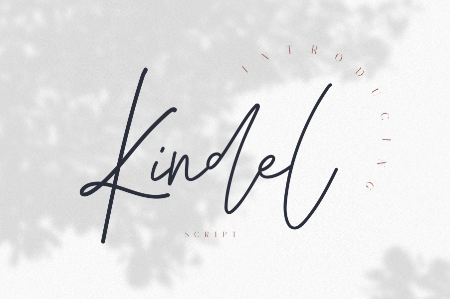 KindelScript Font · 1001 Fonts
