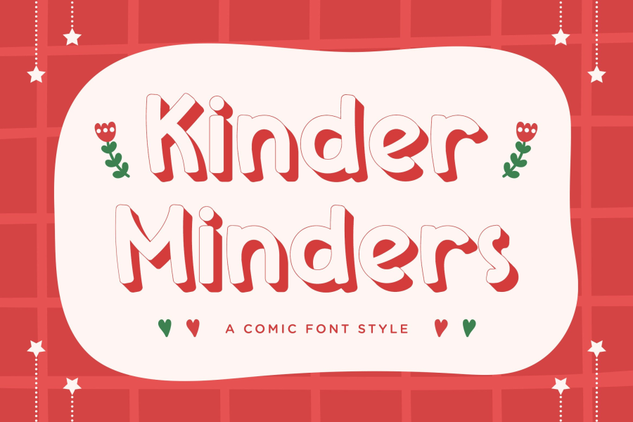 Kinder Minders Font · 1001 Fonts