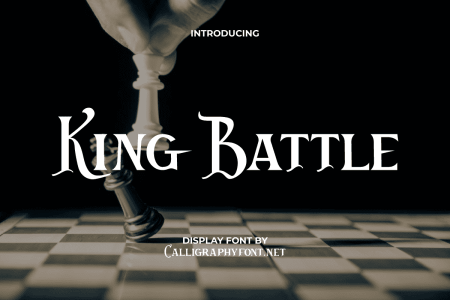 King Battle Demo Font · 1001 Fonts