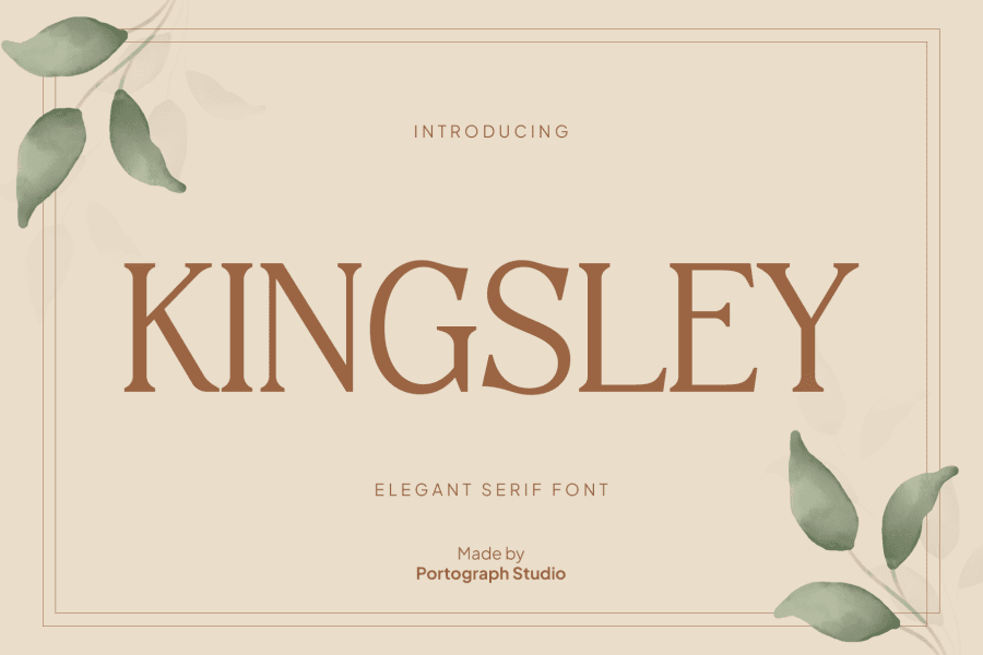 KINGSLEY Font · 1001 Fonts