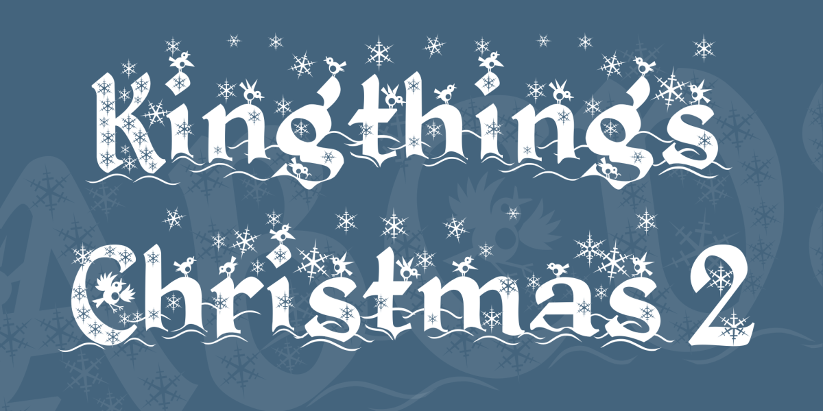 Kingthings Christmas 2 Font · 1001 Fonts