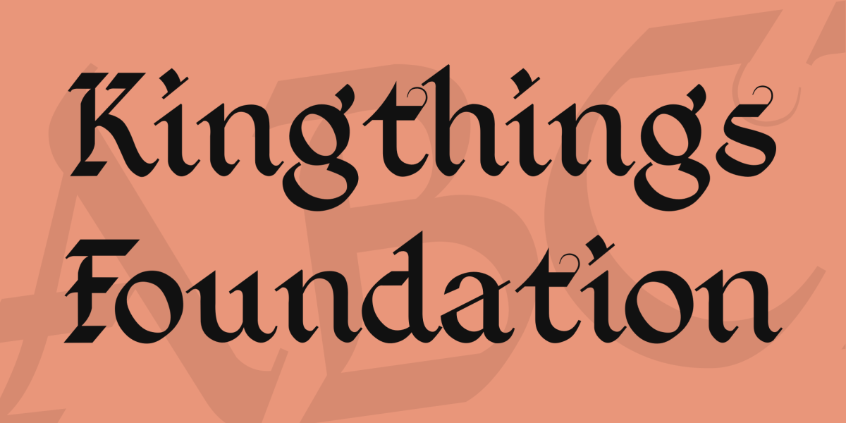 Kingthings Foundation Font · 1001 Fonts