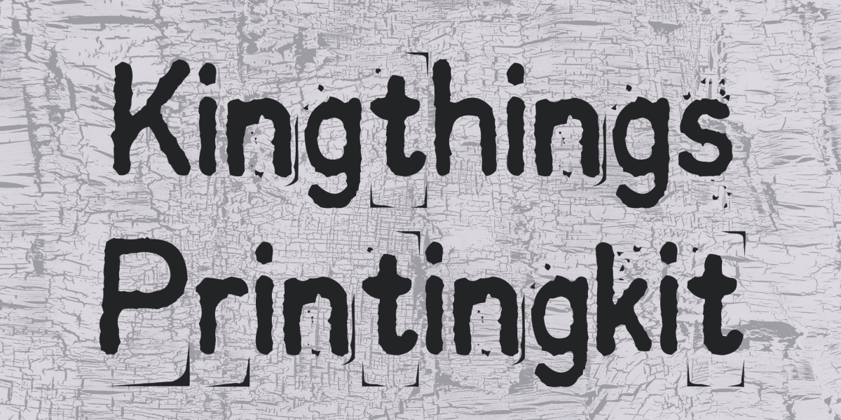 Kingthings Printingkit Font · 1001 Fonts