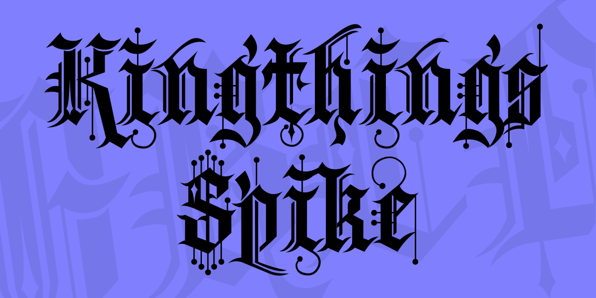 Kingthings Spike Font · 1001 Fonts